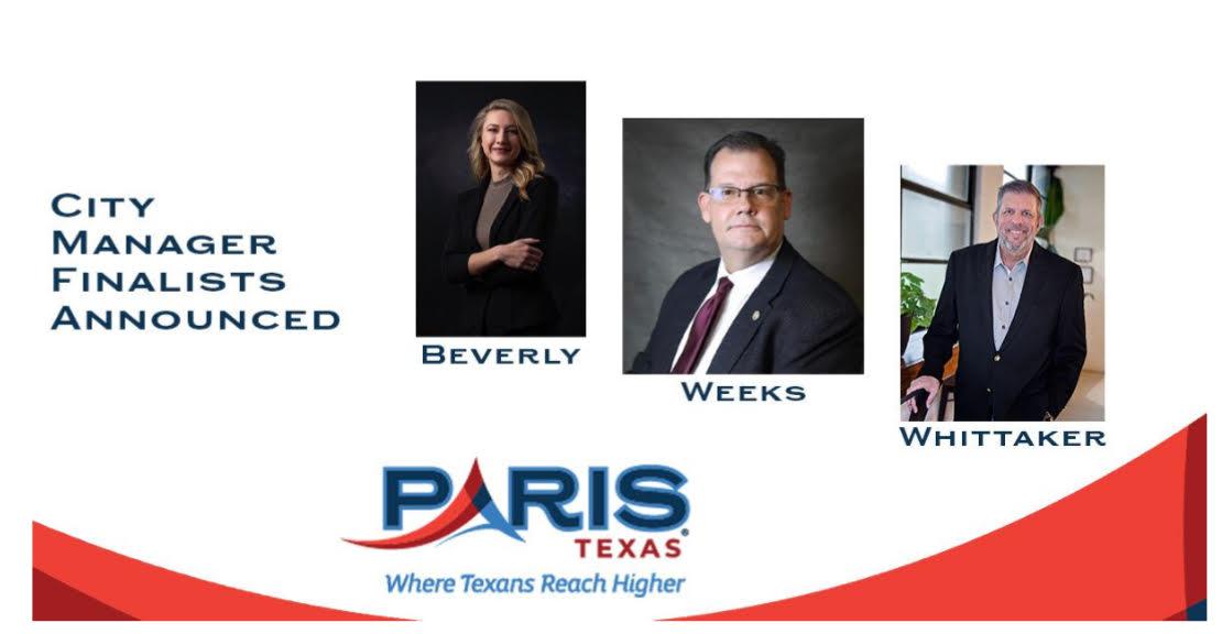 Navasota City Manager One of Three Finalists for City of Paris Position ...